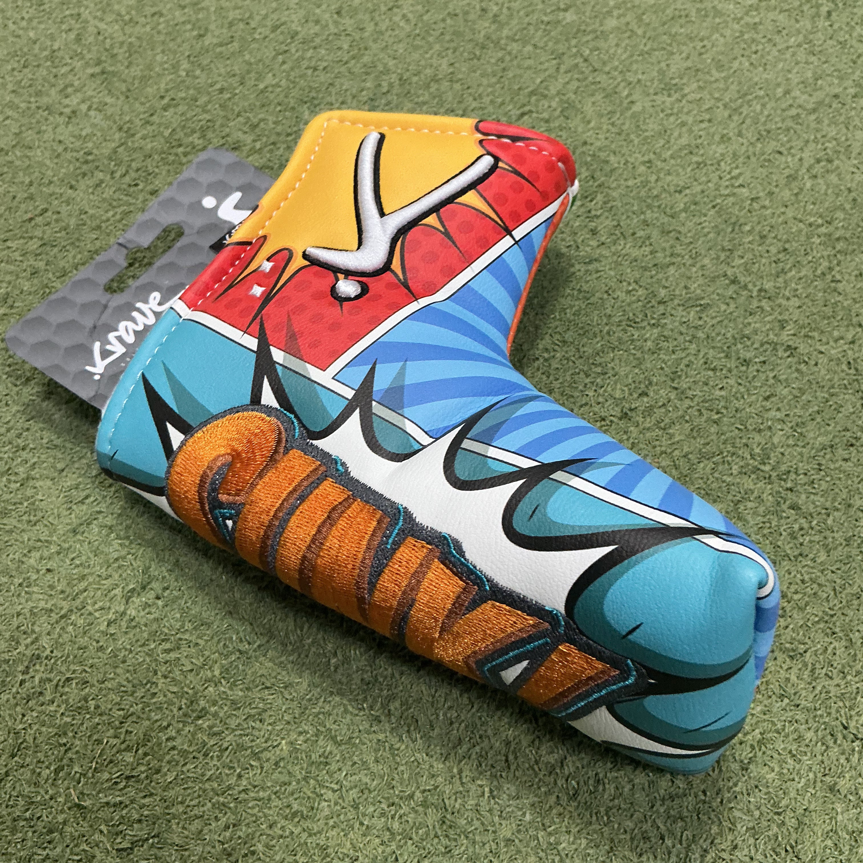 KRAVE Classic Comic Book Blade Putter Headcover – Hole Sale Golf LTD